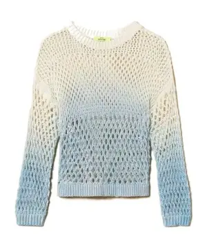 TWINSET Open-knit Gradient Top