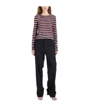 Proenza Schouler Mia Printed Striped Top