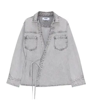 MSGM Patch Pocket Tie Shirt