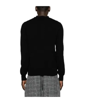 Play Comme Des Garcon Heart-patch Wool Cardigan