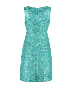 P.a.r.o.s.h Floral-embroidered Sleeveless Minidress