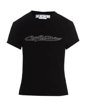 Off-White Bling Logo-print Short-sleeve T-shirt