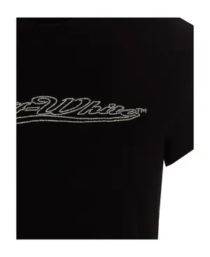 Off-White Bling Logo-print Short-sleeve T-shirt