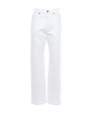 P.a.r.o.s.h Straight Leg Trousers - White