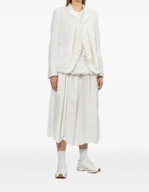 Comme Des Garçons Pleated Long-sleeved T-shirt