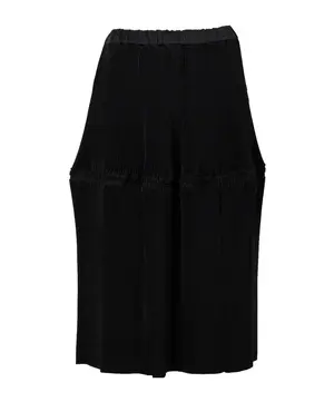 Comme Des Garçons Structured Midi Skirt - Black