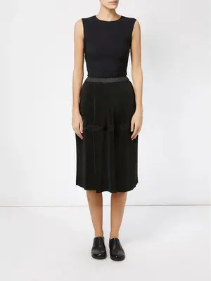 Comme Des Garçons Structured Midi Skirt