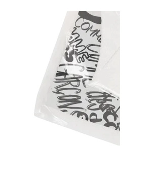 Comme Des Garçons Checkered Ribbed Tights - White