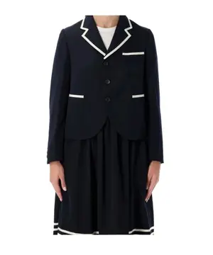Comme Des Garçons Piped-trim Jacket