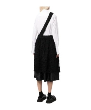 Comme Des Garçons Floral Lace High-waisted Skirt