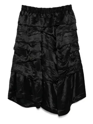 Comme Des Garçons Acetate Ruffled Skirt