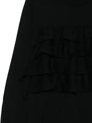 Comme Des Garçons Ruffled Fine Knit Sweater