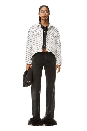 Alexander Wang Ruched Tulle Mules