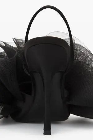 Alexander Wang Ruched Tulle Mules