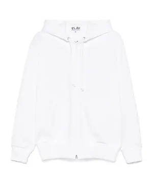 Play Comme Des Garcon Signature Heart-patch Hoodie