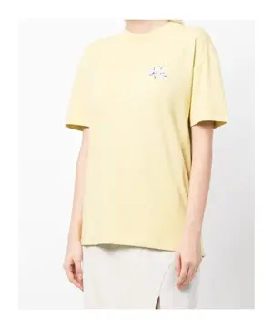Off-White Floral Logo-print Short-sleeve T-shirt