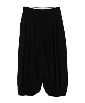 Comme Des Garçons Pleated Casual Trousers - Black