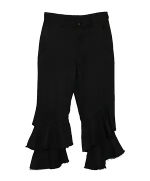 Comme Des Garçons Casual Pants With Belt Loops - Black
