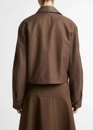 Vince Twill Collar Jacket