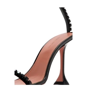 Amina Muaddi Crystallized Sandals