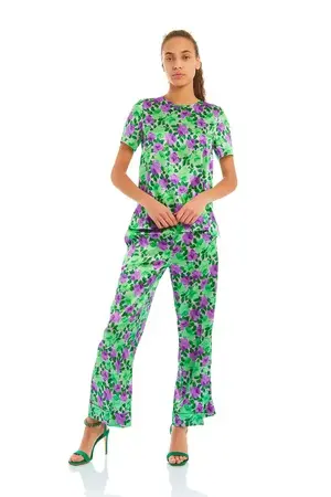 P.a.r.o.s.h Floral Print Trousers