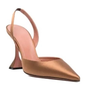 Amina Muaddi Pointed-toe Ankle-wrap High Heels