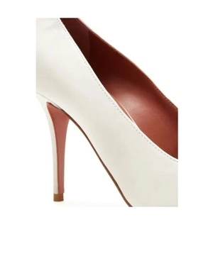 Amina Muaddi Pointed-toe High Heels - White
