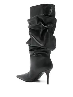 Amina Muaddi Anok Heeled Ankle Boots