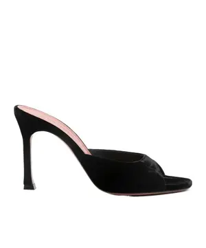 Amina Muaddi Alexa High-heel Mules - Black