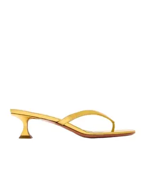 Amina Muaddi 45mm Juliette Sandals