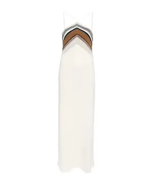 Proenza Schouler Naomi Knit Halter Maxi Dress