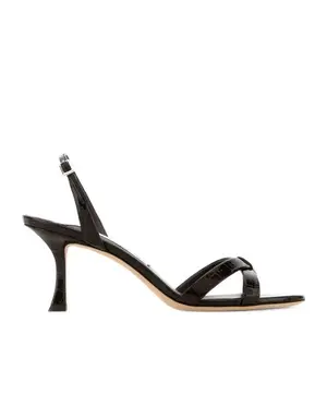 JIMMY CHOO 70mm Elsy Sandals - Black