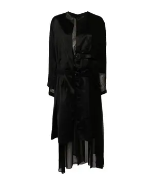 Junya Watanabe Wrap-style Waist-cinching Dress