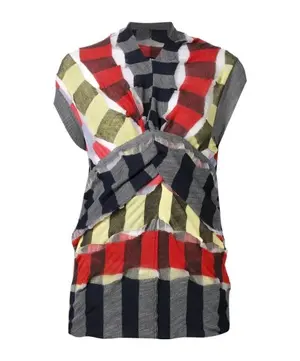 Junya Watanabe Strap Wrap Sleeveless Top - Multicolor