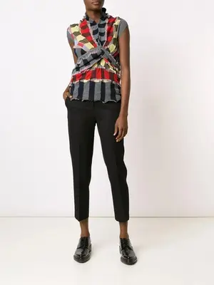 Junya Watanabe Strap Wrap Sleeveless Top - Multicolor