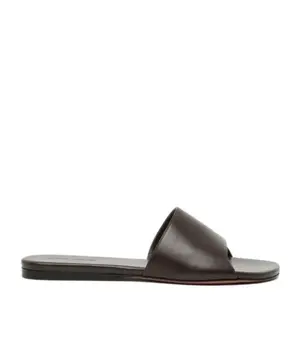 Amina Muaddi Flat Sandals