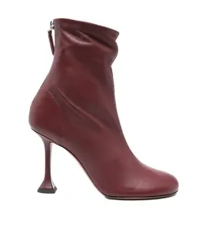Amina Muaddi Round-toe High Heels
