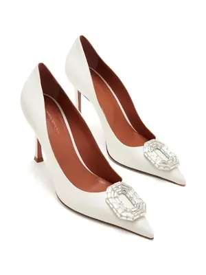 Amina Muaddi Camelia Crystal-embellishment Pumps