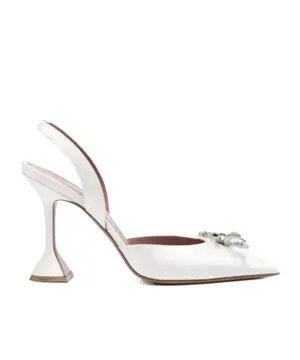 Amina Muaddi Rosie Bow-detail Pumps