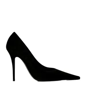 Amina Muaddi Barbara Pointed-toe High Heels - Black