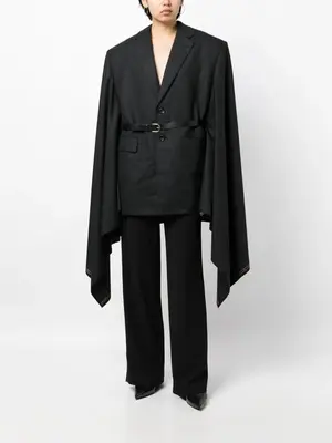 Junya Watanabe Corset Wool Cape-style Suit Jacket
