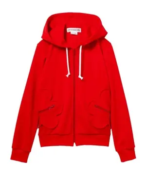 Comme Des Garçons Zip-up Hooded Jacket