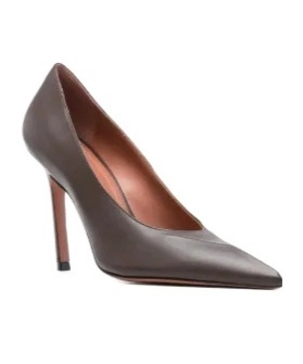 Amina Muaddi Pointed-toe Leather High Heels