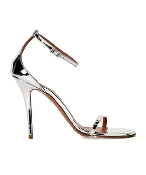 Amina Muaddi Embellished Strap Sandals