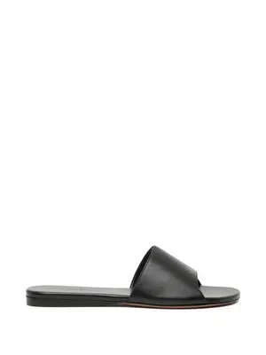 Amina Muaddi Bianca Sandals - Black