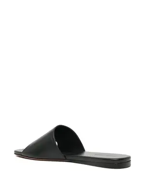 Amina Muaddi Bianca Sandals