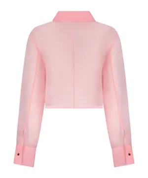 Khaite Jasen Cropped Shirt