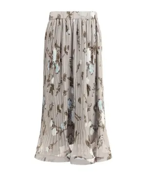 P.a.r.o.s.h Pleated Skirt - Gray