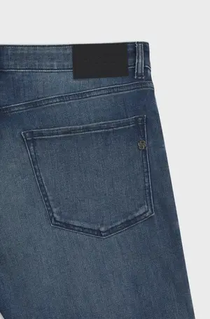 Hugo Boss Regular-fit Jeans In Stretch Denim
