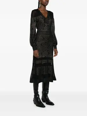 TWINSET V-neck Maxi Dress